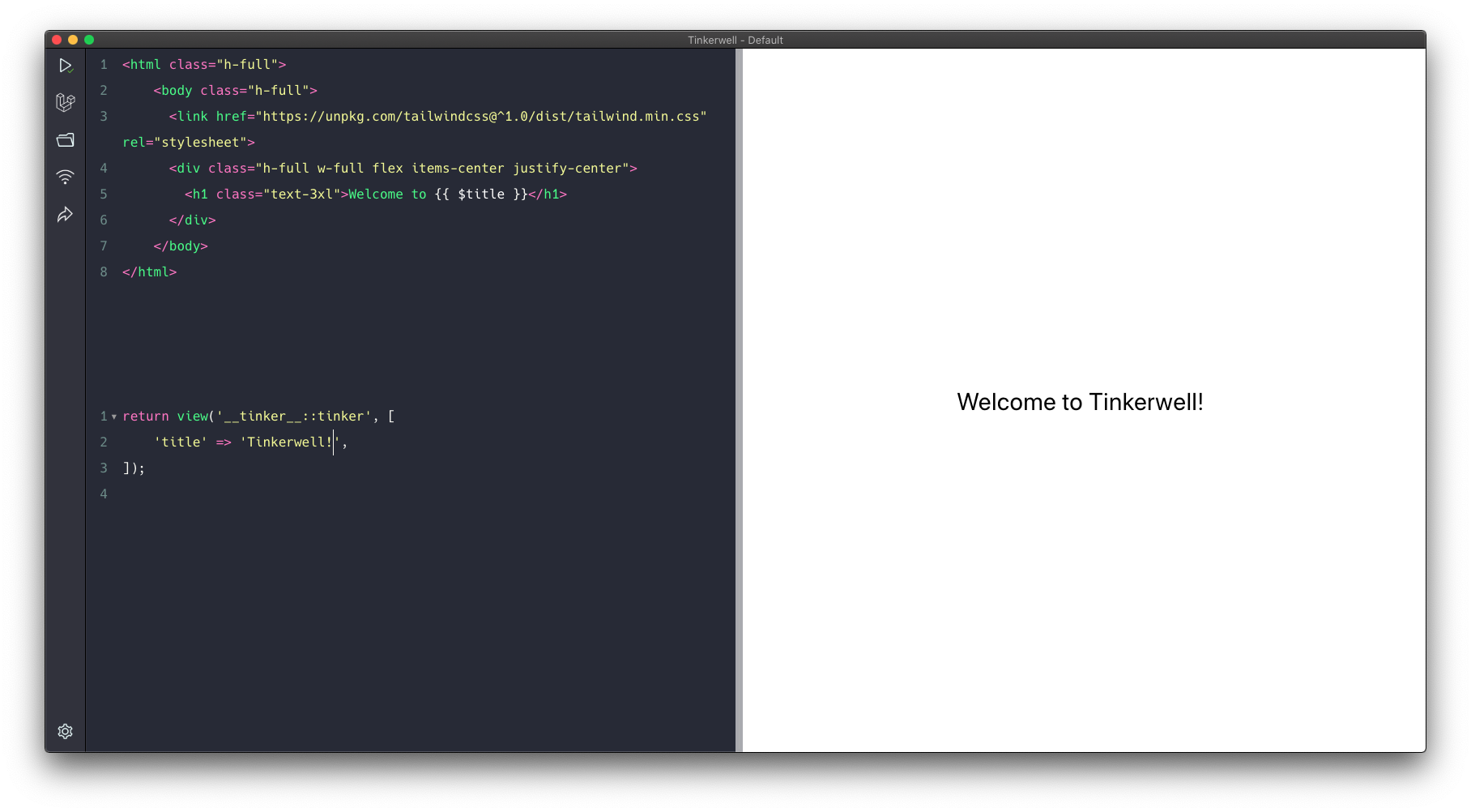 Tinkerwell Mode Beyond Code